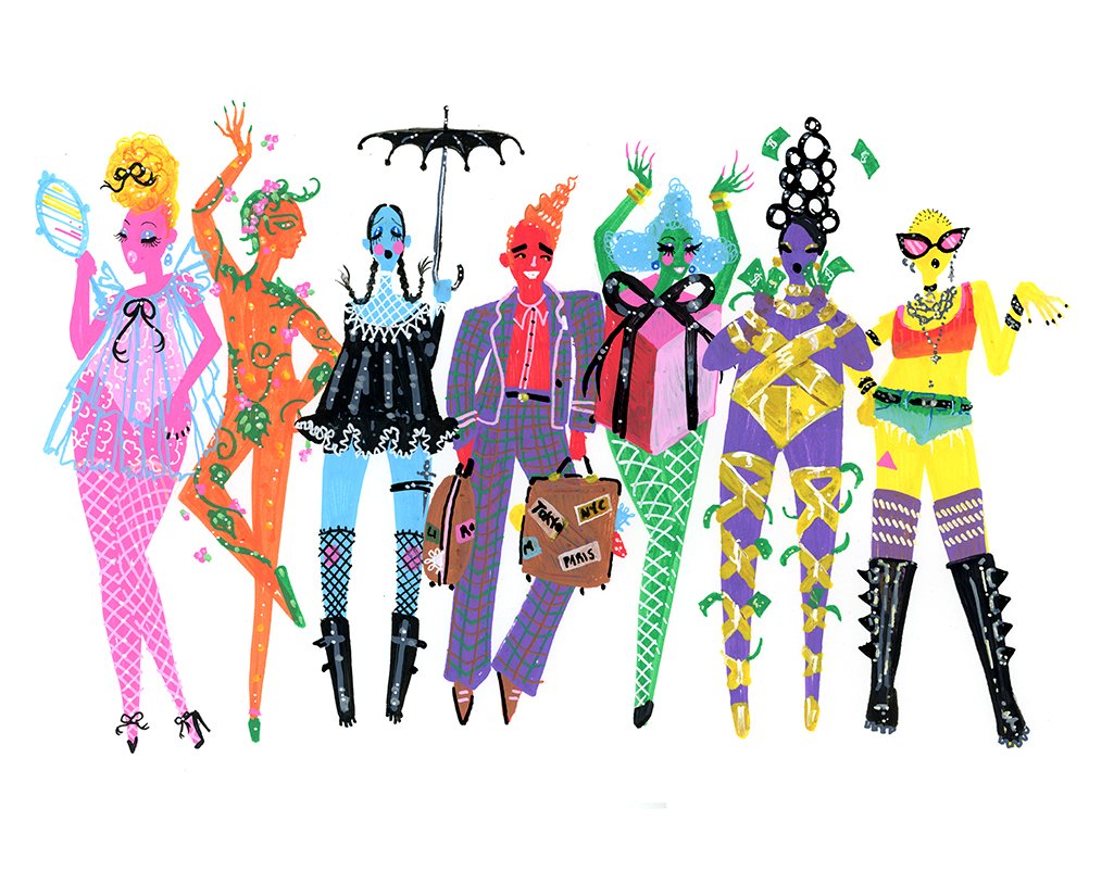 "Children of the Week" Art Print – Pidgin Doll